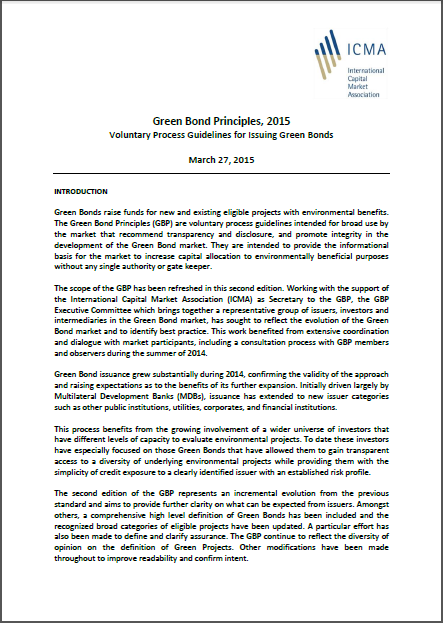 Green Bonds Principles | Climate Bonds Initiative Green Bonds Principles | Climate Bonds Initiative